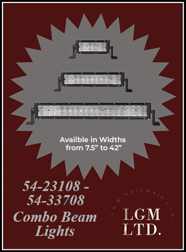 Combo Beam Lights – LGM Hardware Ltd.